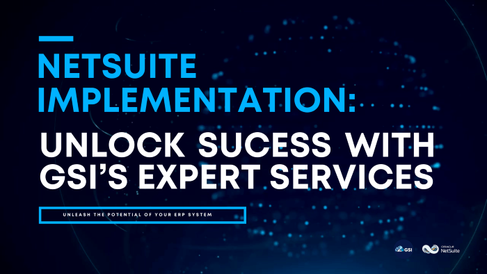 NetSuite ERP Implementation Services | GSI
